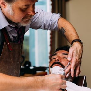 Traditional Shaving - Holiday Grooms Wedding Barber